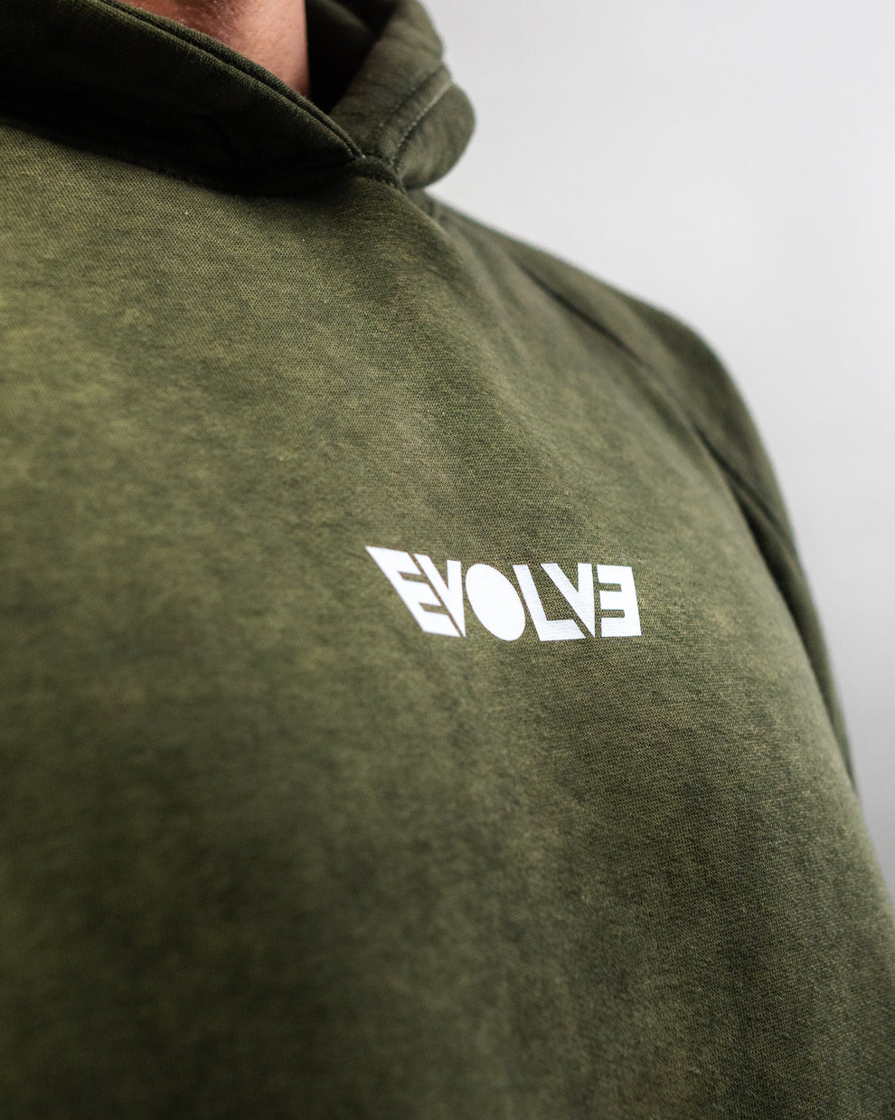 EVOLVE® OLIVE ACID WASH OVERSIZED HOODIE – The Evolve Way